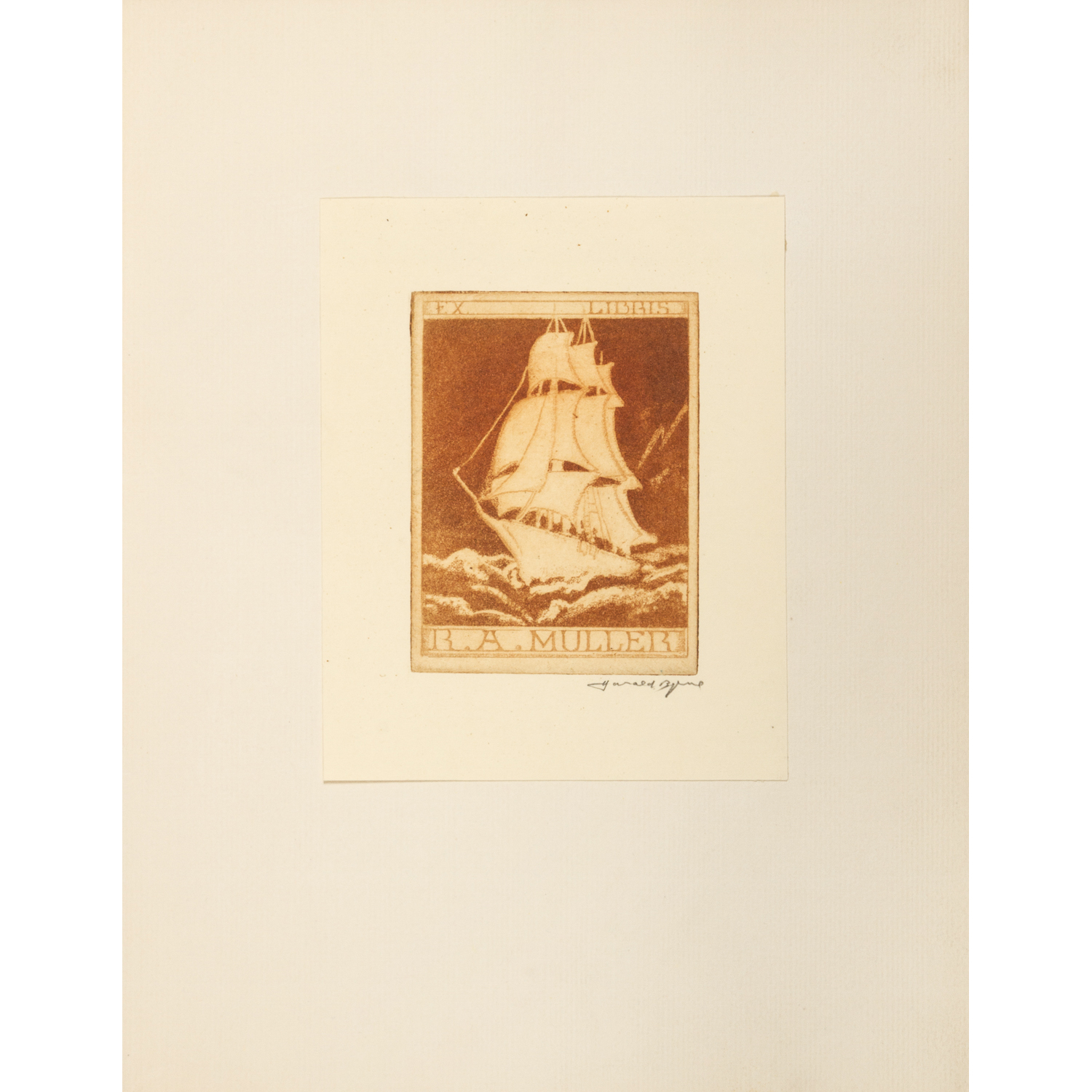 Harold Byrne : Etched book-plates - Douglas Stewart Fine Books