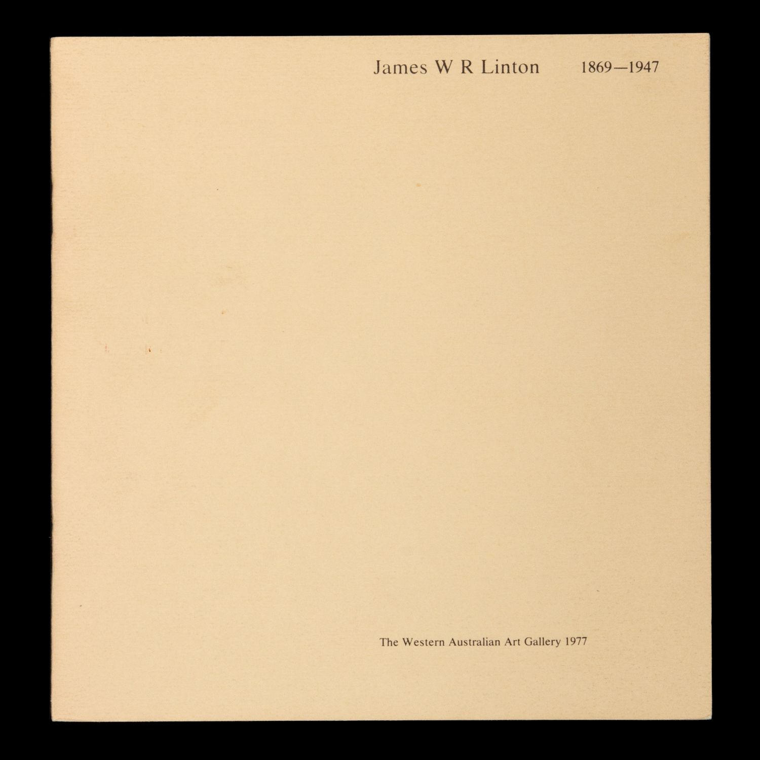 James W. R. Linton 1869-1947 - Douglas Stewart Fine Books