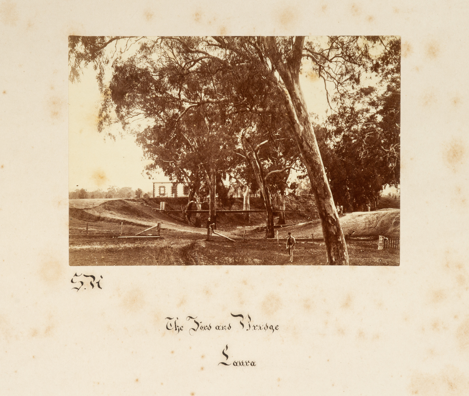 The ford and bridge, Laura, South Australia, mid 1870s. - Douglas ...