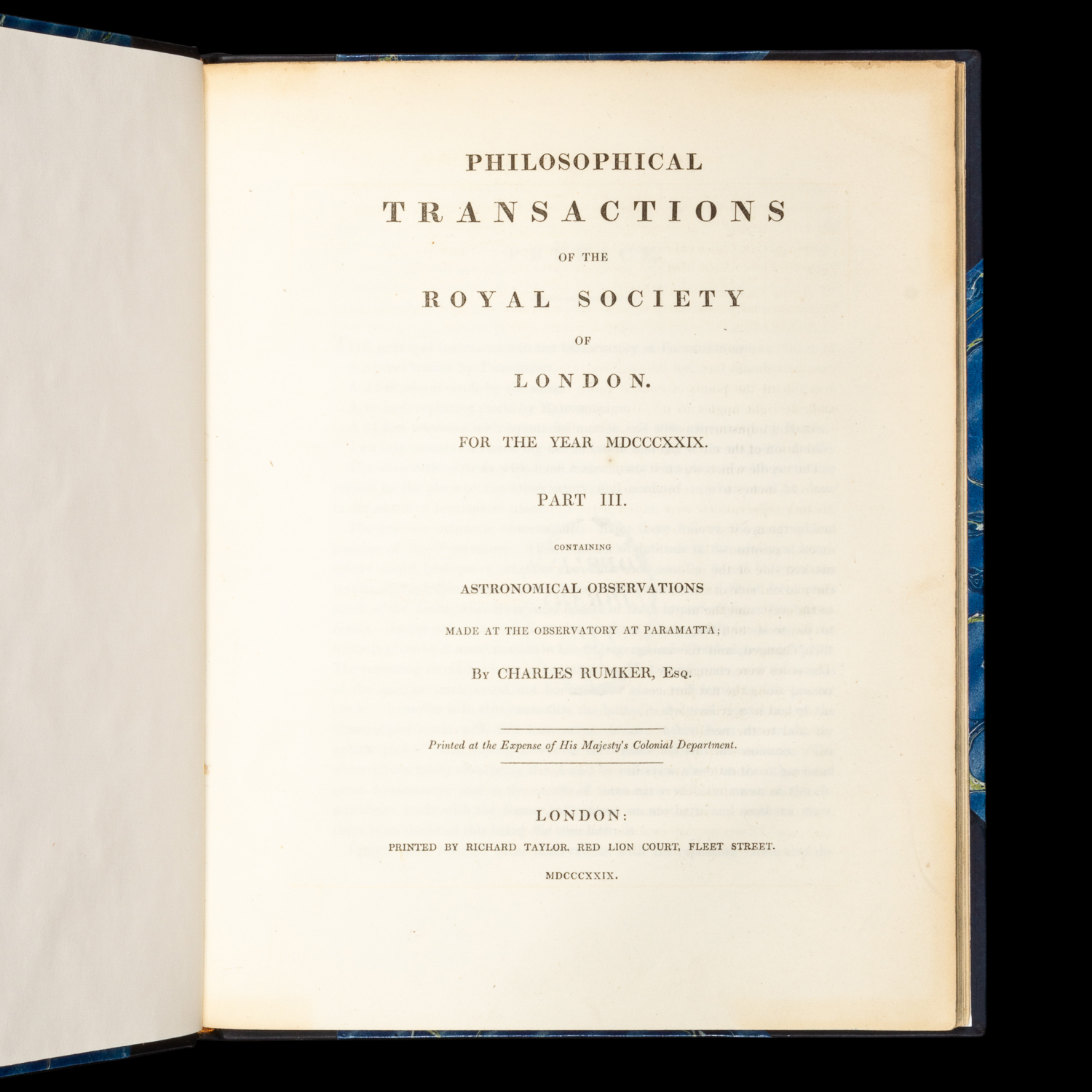 [ASTRONOMY] Philosophical Transactions of the Royal Society of London ...