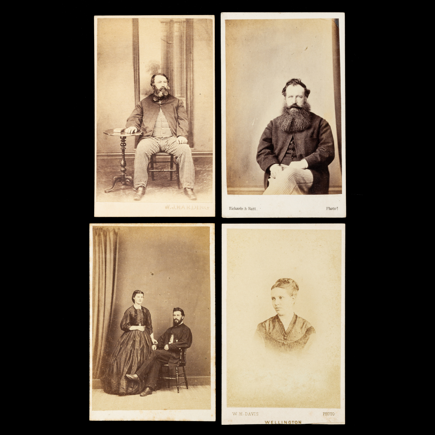 [NEW ZEALAND] An archive of studio portrait photographs of members of ...