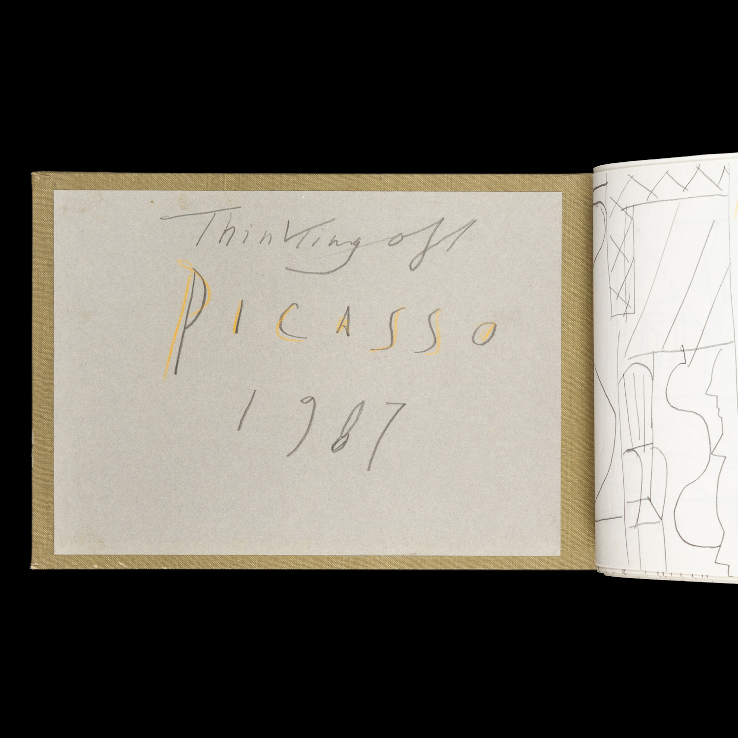 Thinking of Picasso 1987 - Douglas Stewart Fine Books