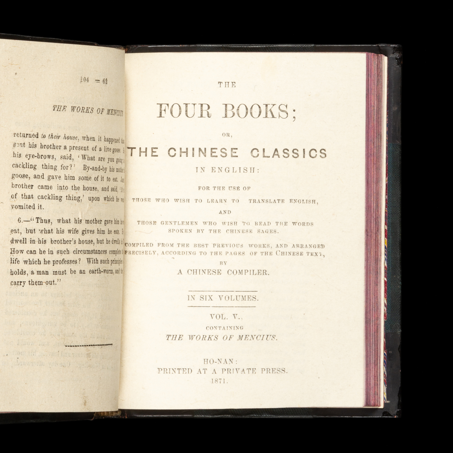 The Four Books; or, the Chinese Classics in English : - Douglas Stewart ...