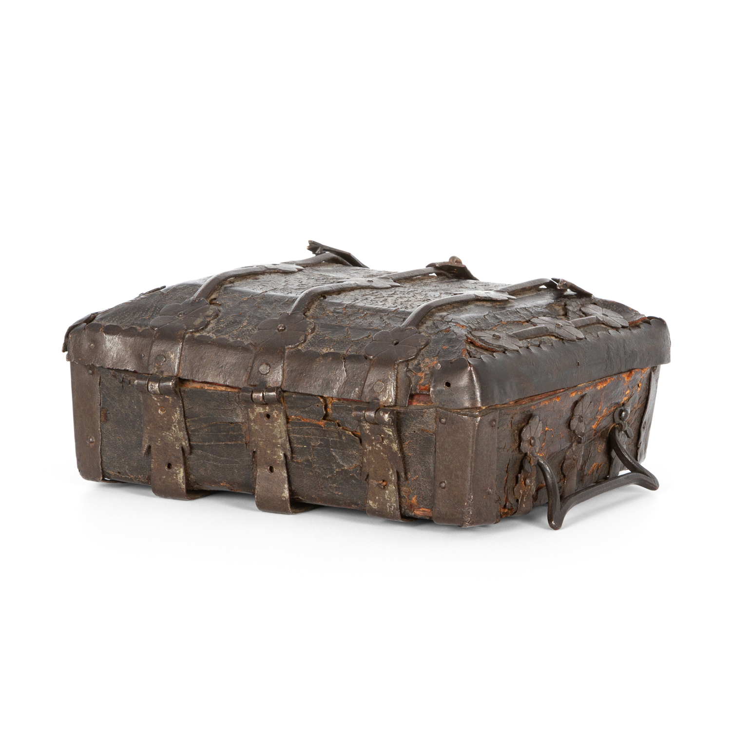 A rare fourteenth-century medieval casket for a book of hours or other ...